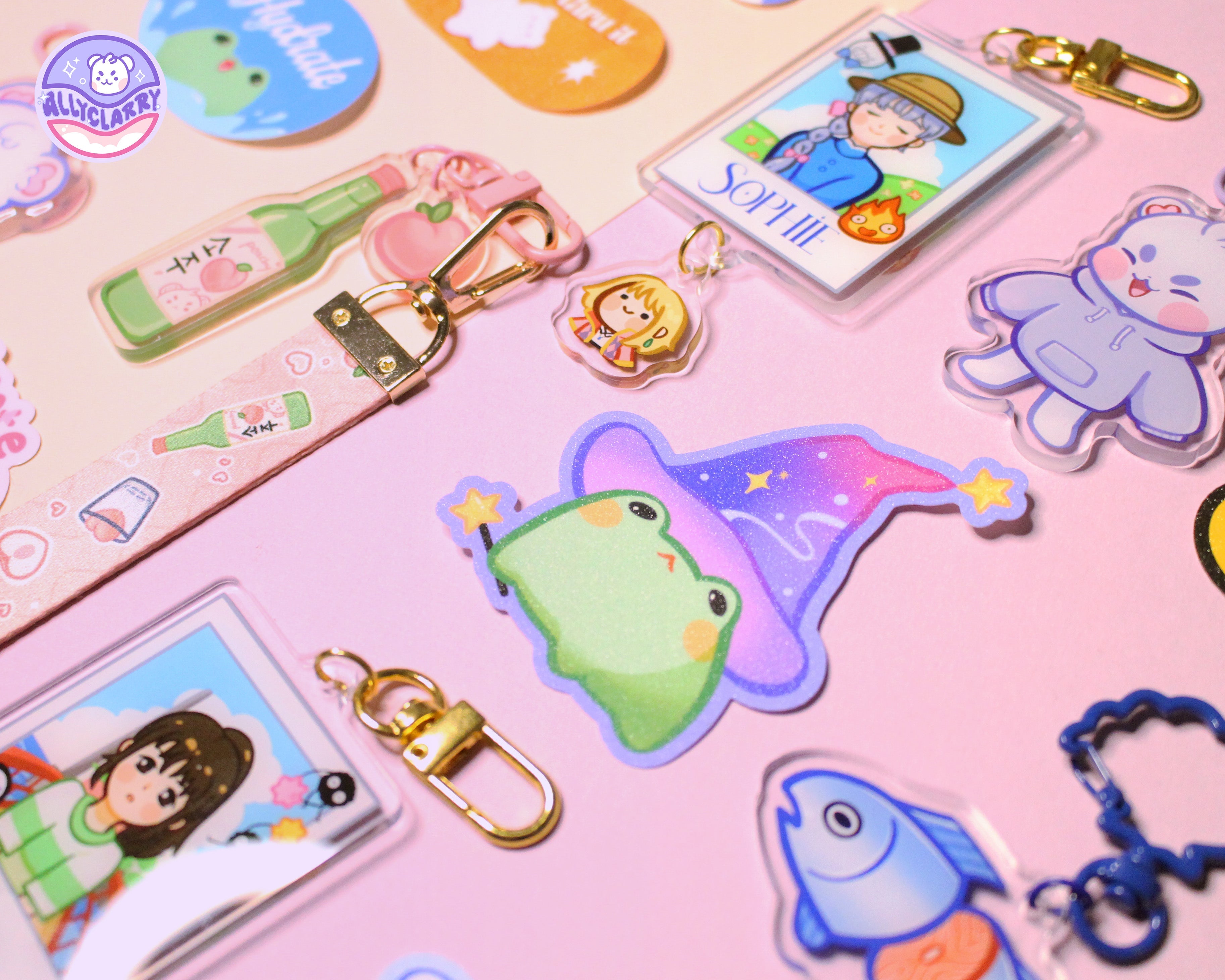 Small Merch – tagged "keychains" – AllyClarry Shop